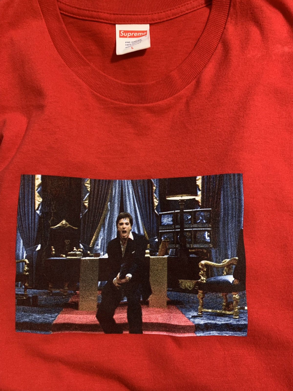Supreme Supreme Scarface Friend Tee Red | Grailed