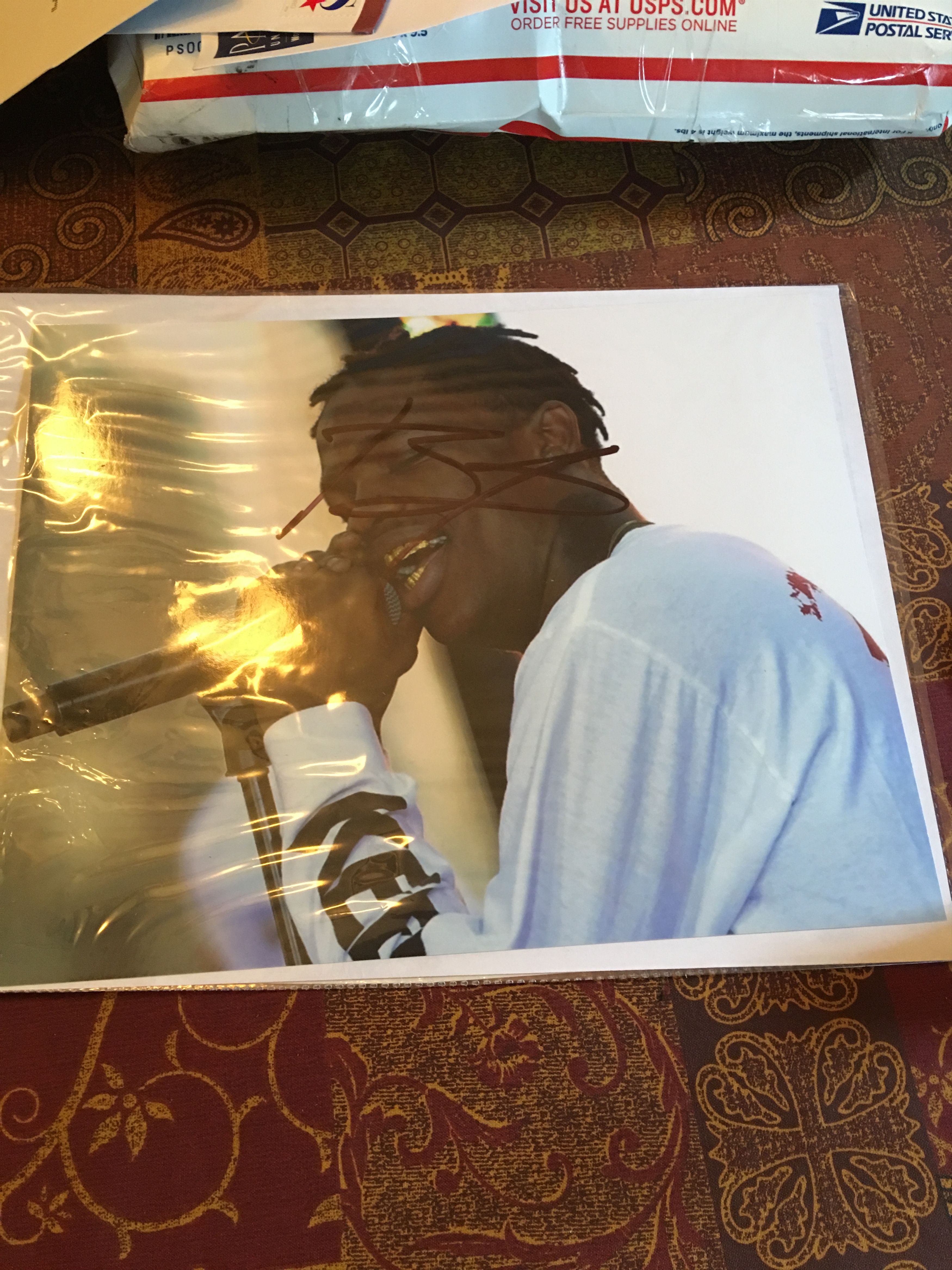 Travis Scott Travis Scott autographed poster | Grailed