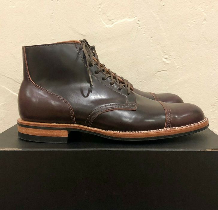 Viberg Color 8 Shell Cordovan Boot - - 2030 Last - Dainite Sole Viberg ...
