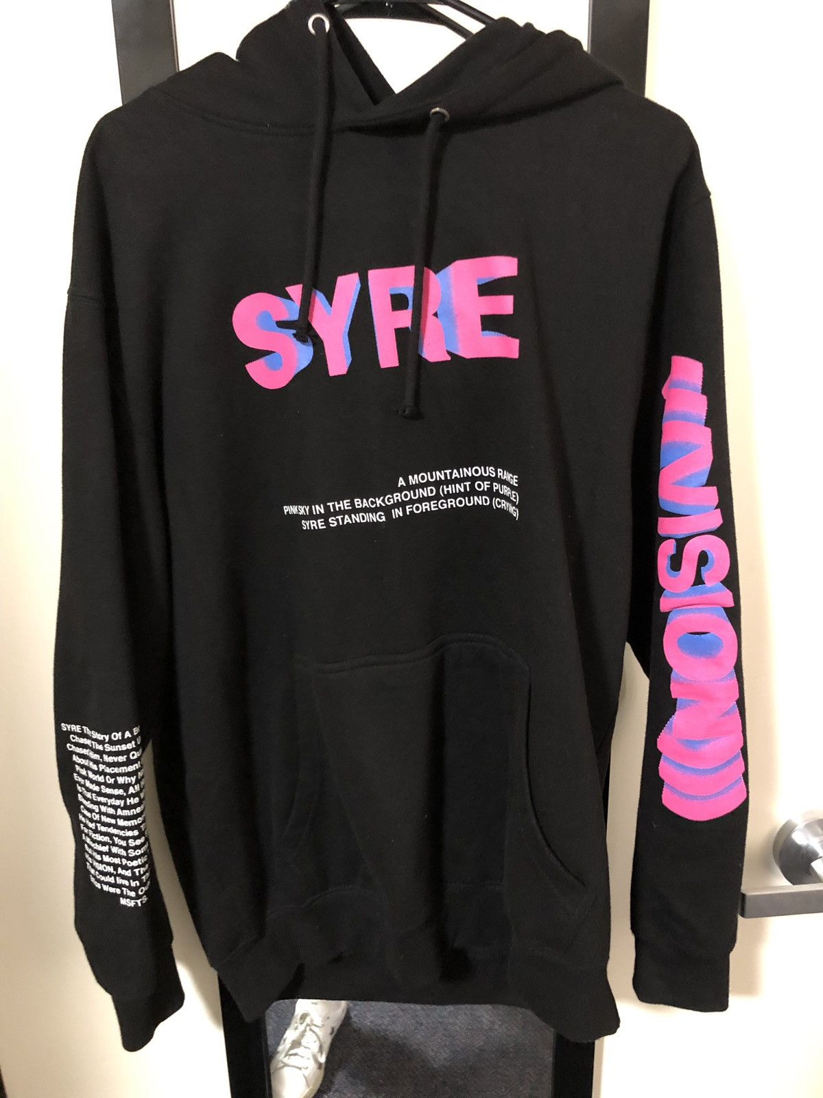 Msftsrep Jaden Smith SYRE Tour Merch Hoodie Black | Grailed