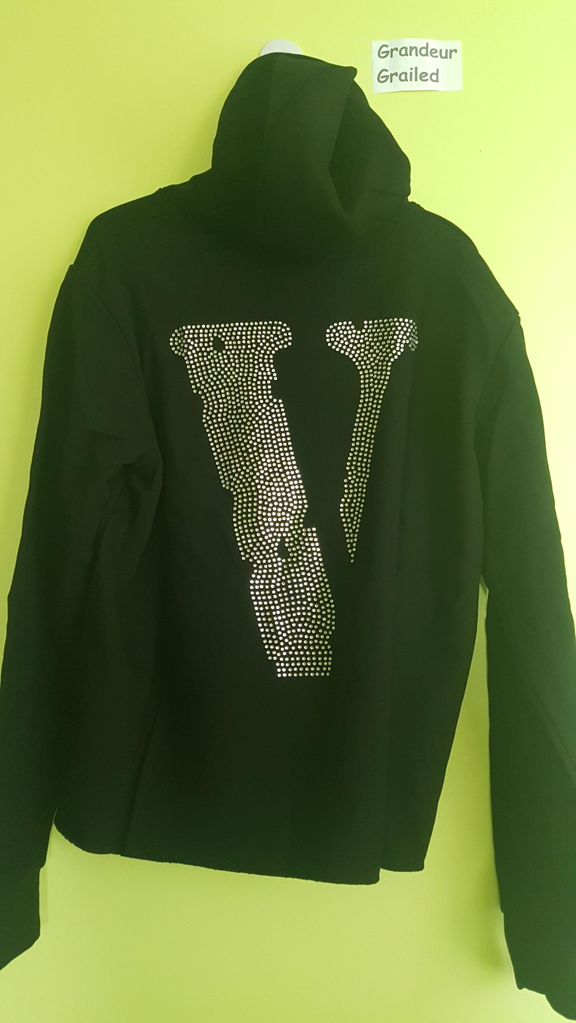 Swarovski × Vlone Vlone Swarovski Crystal Rhinestone Friends Hoodie ...