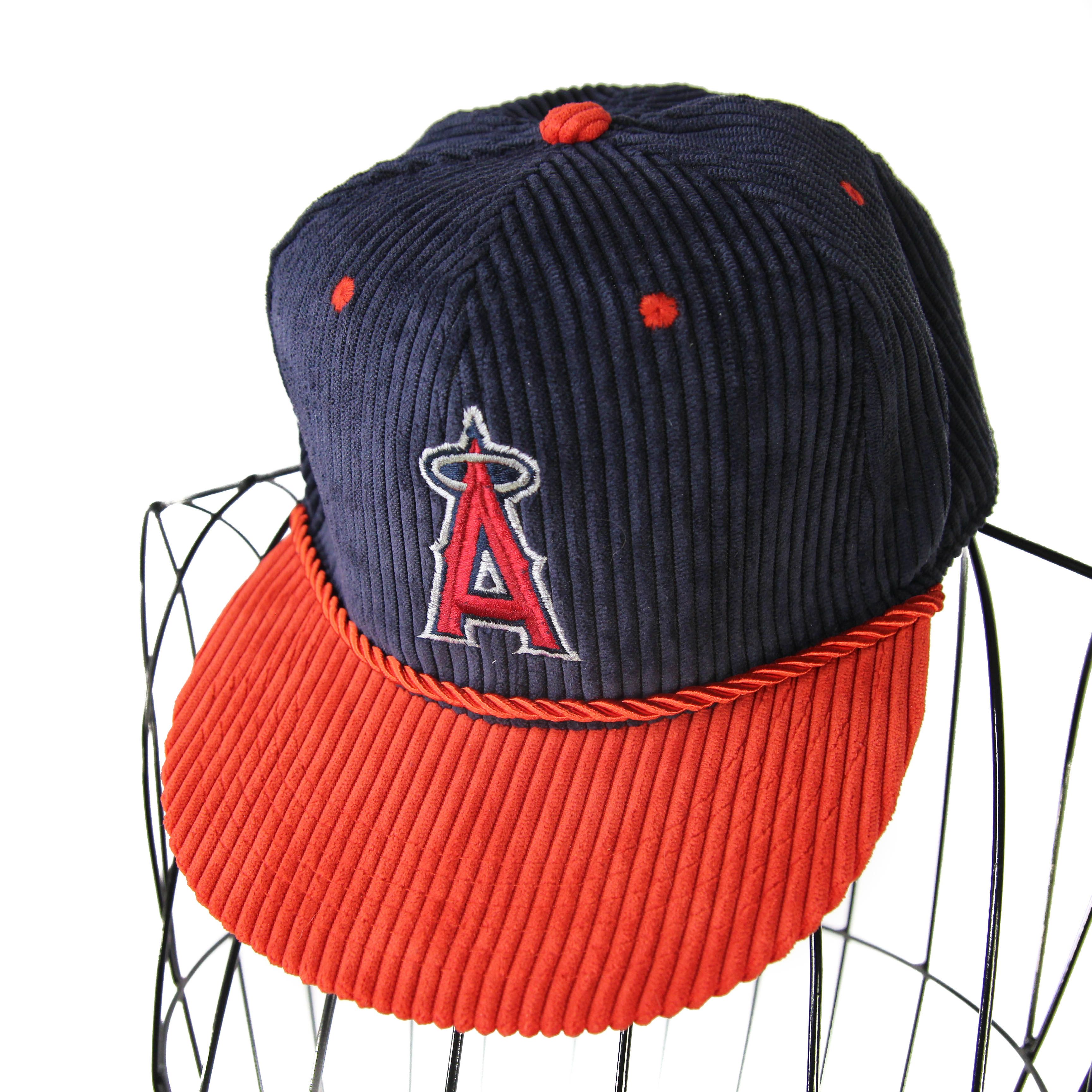 MLB Los Angeles Angles Corduroy Snapback Hat | Grailed