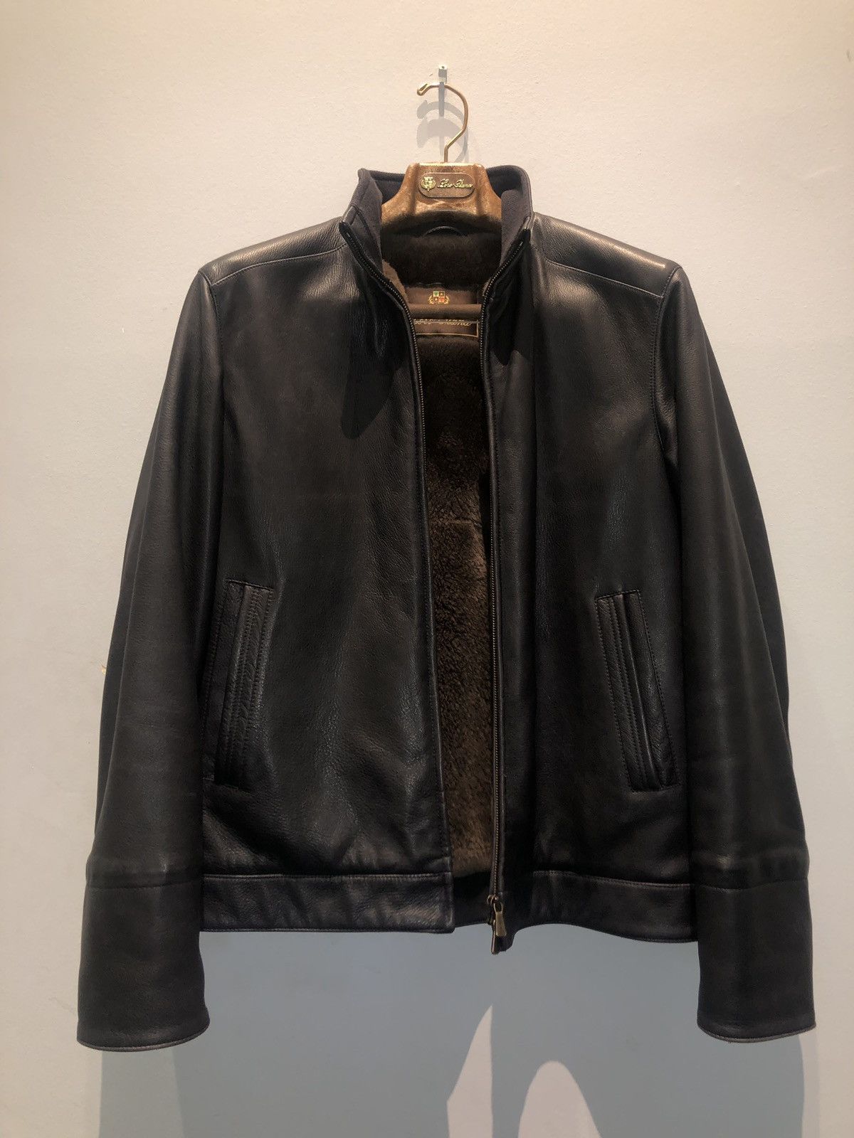 Loro Piana Loro Piana deer leather and castorino fur jacket | Grailed