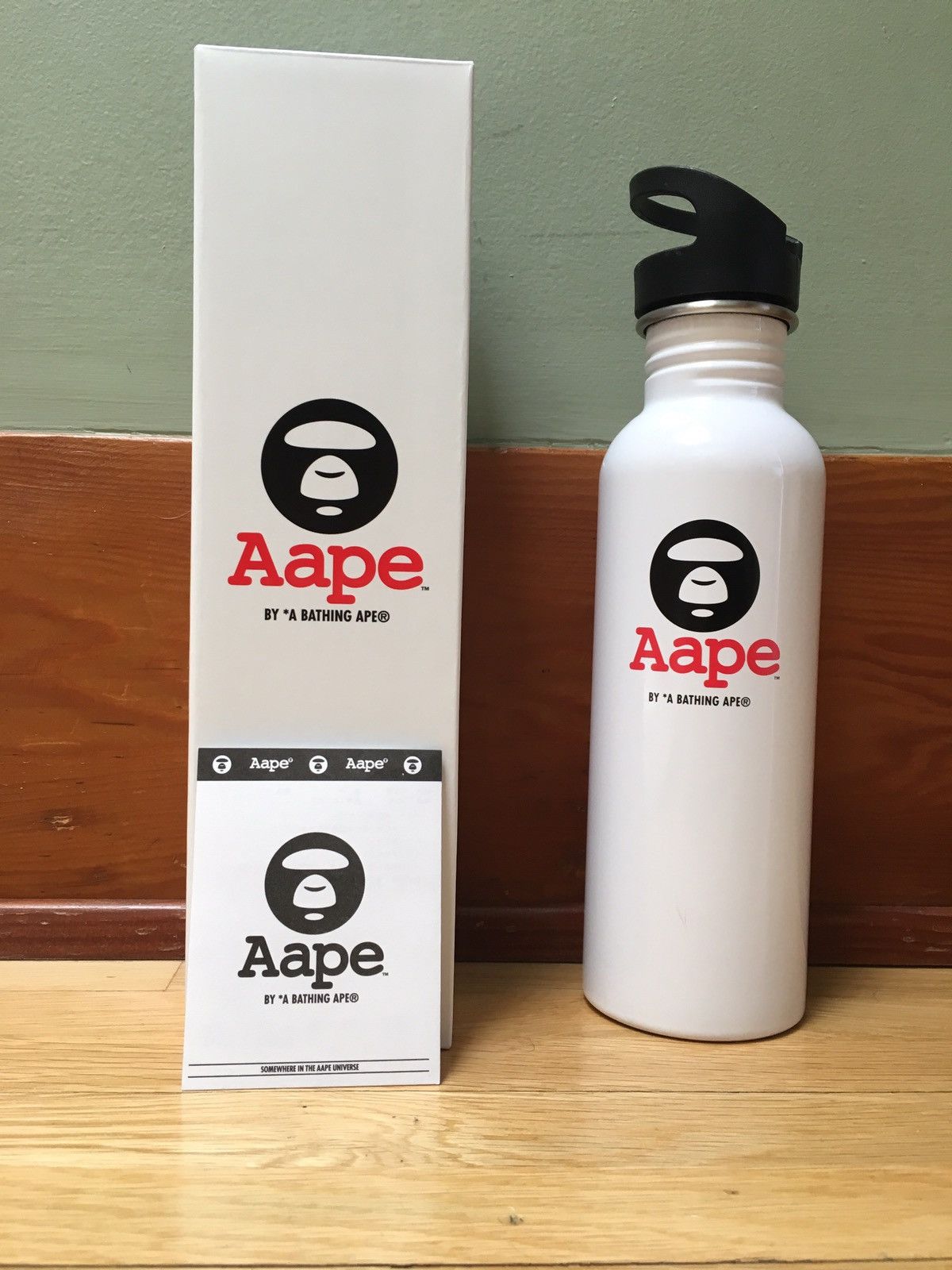 Aape × Bape Aape Metal Water Bottle RARE! | Grailed