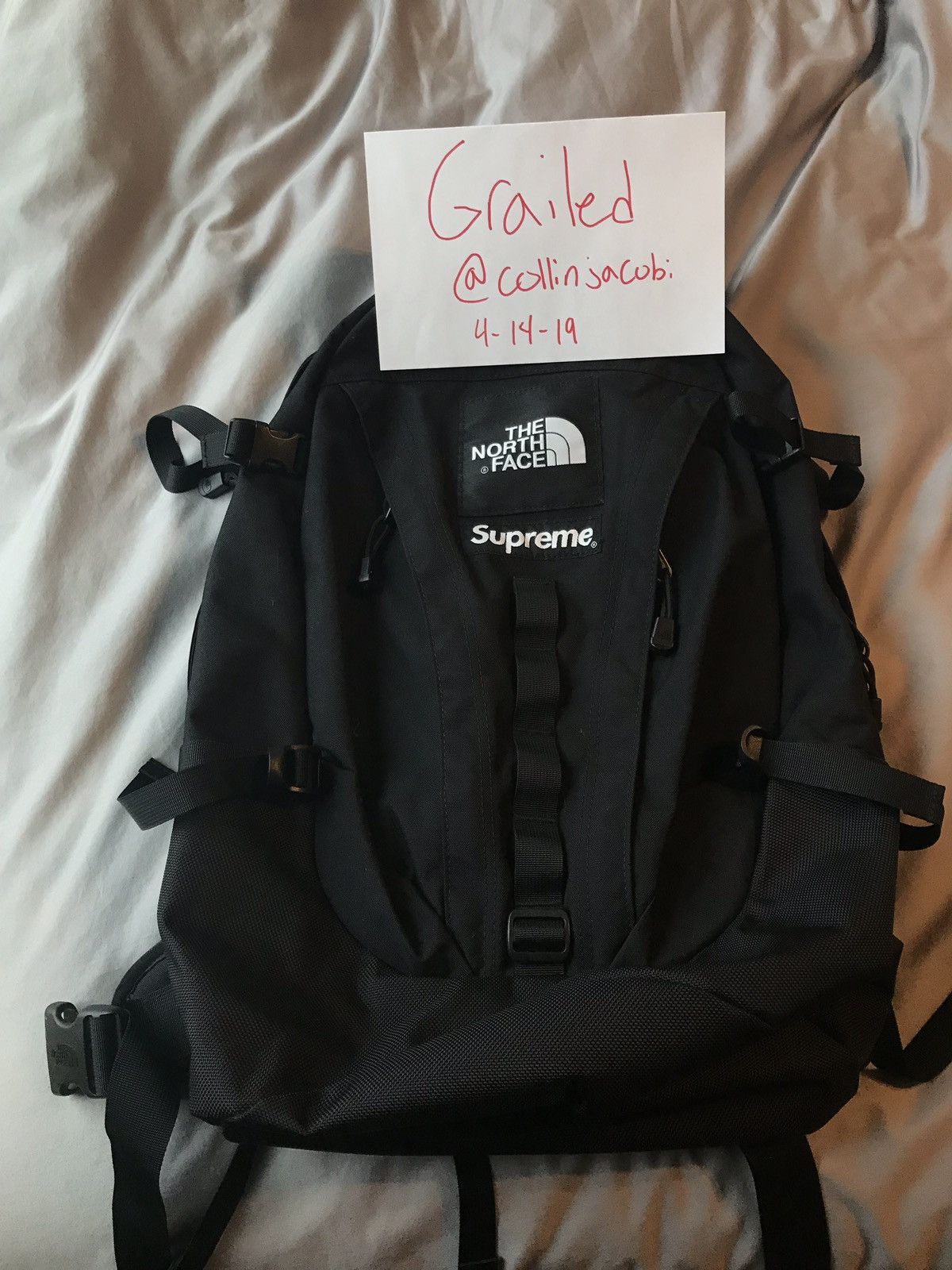 Supreme Supreme TNF Backpack | Grailed