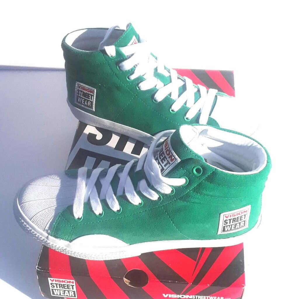 Vision Streetwear Vision Street Wear Suede Hi Top Retro Sneakers | Grailed