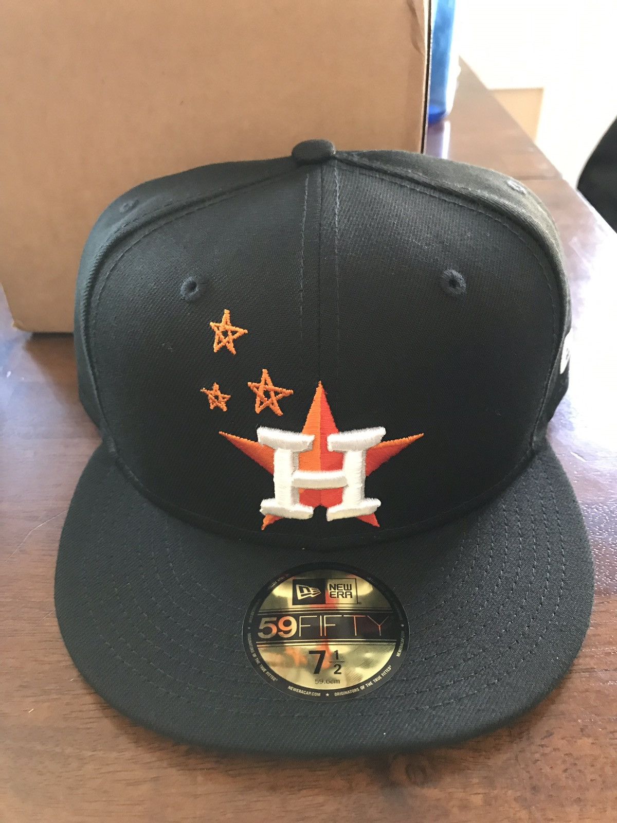 Travis Scott Travis Scott Houston Astros Hat Black Fitted 7 1/2 | Grailed