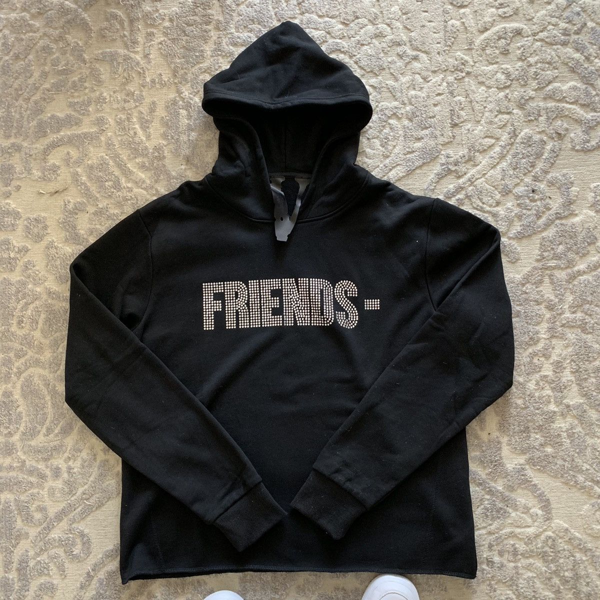 Vlone Vlone Rhinestone Friends Hoodie | Grailed