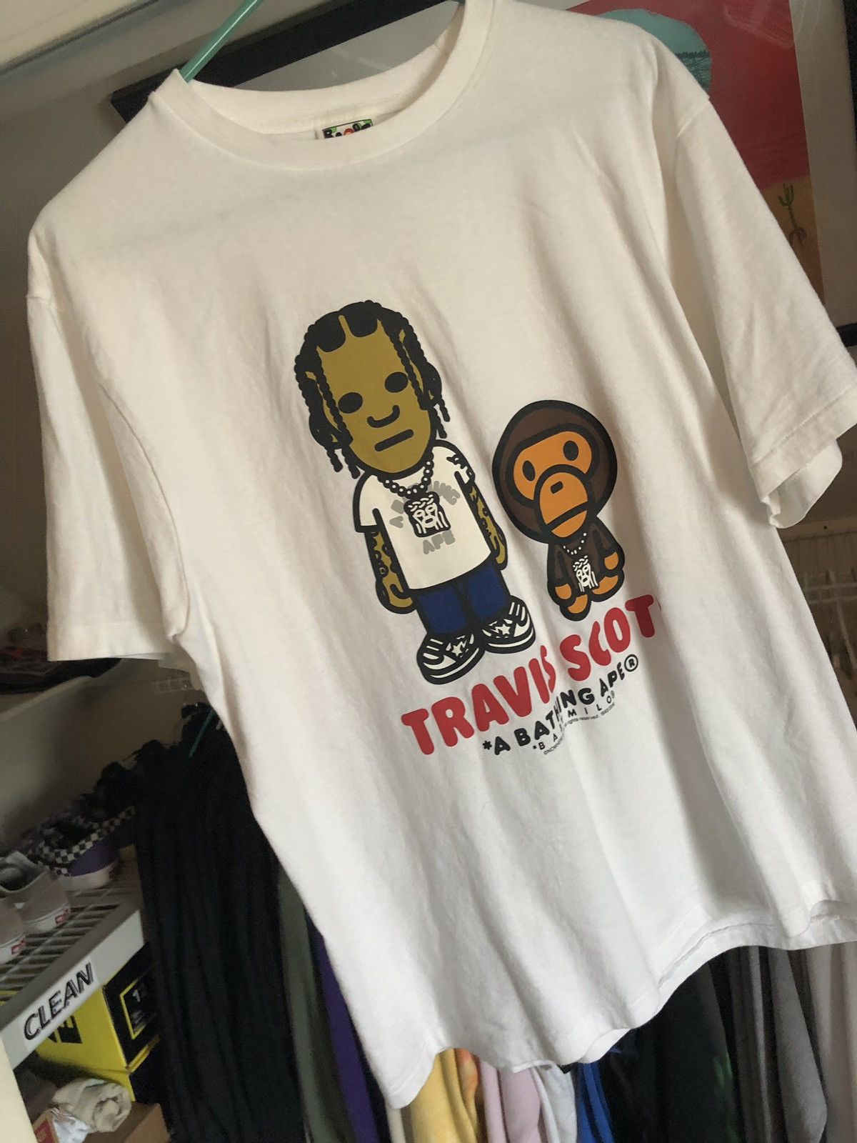 Bape Travis Scott Complex Con Bape Exclusive Baby Milo tee | Grailed