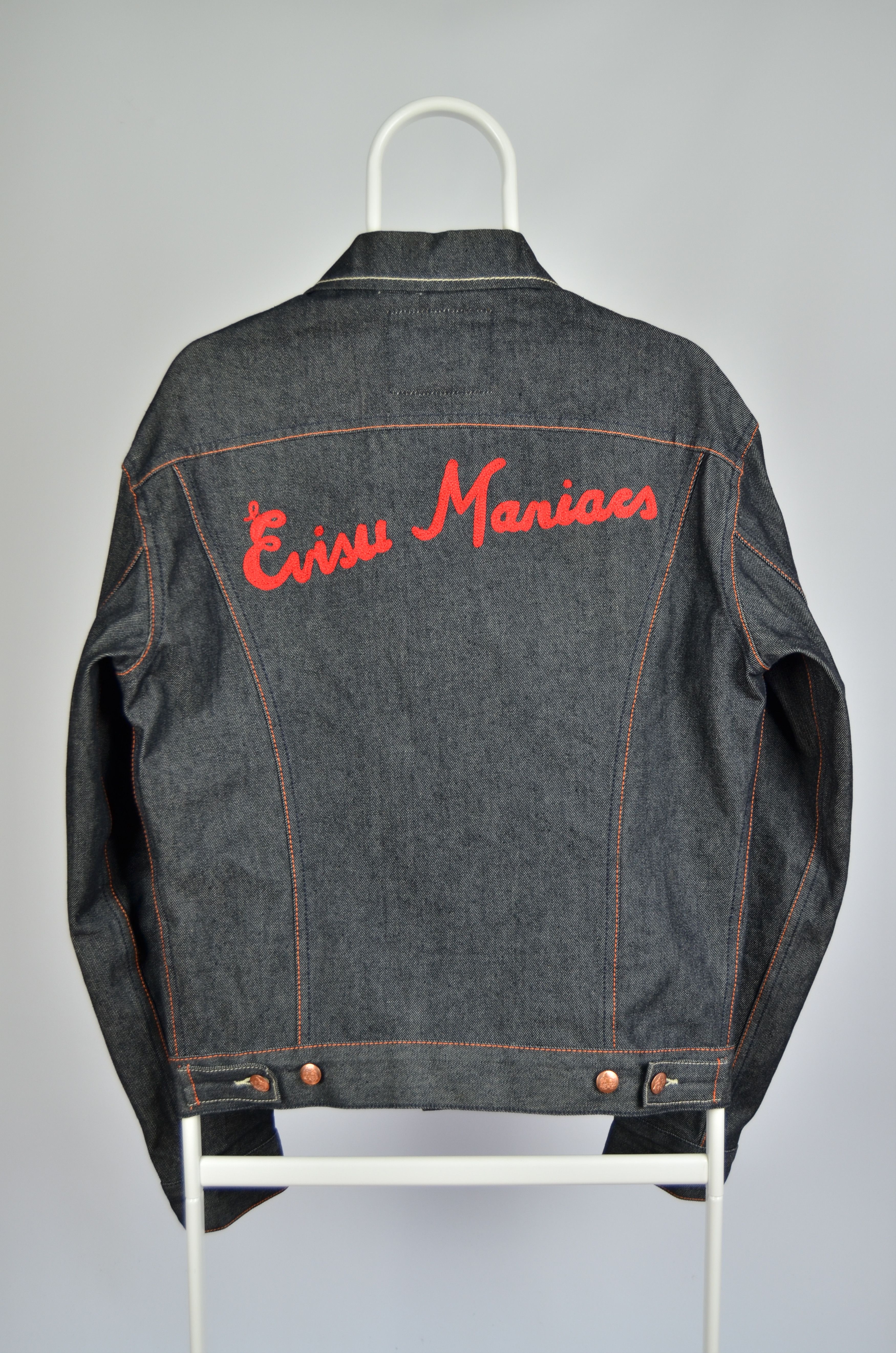 Evisu Evisu Maniac Denim Jacket Coat | Grailed