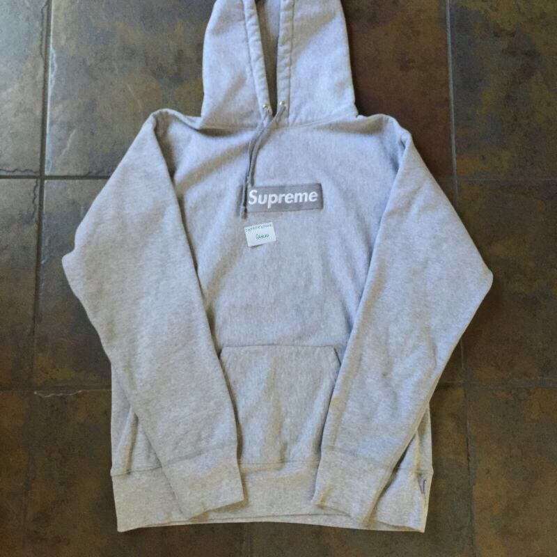 Supreme Gray Supreme Box Logo | Grailed