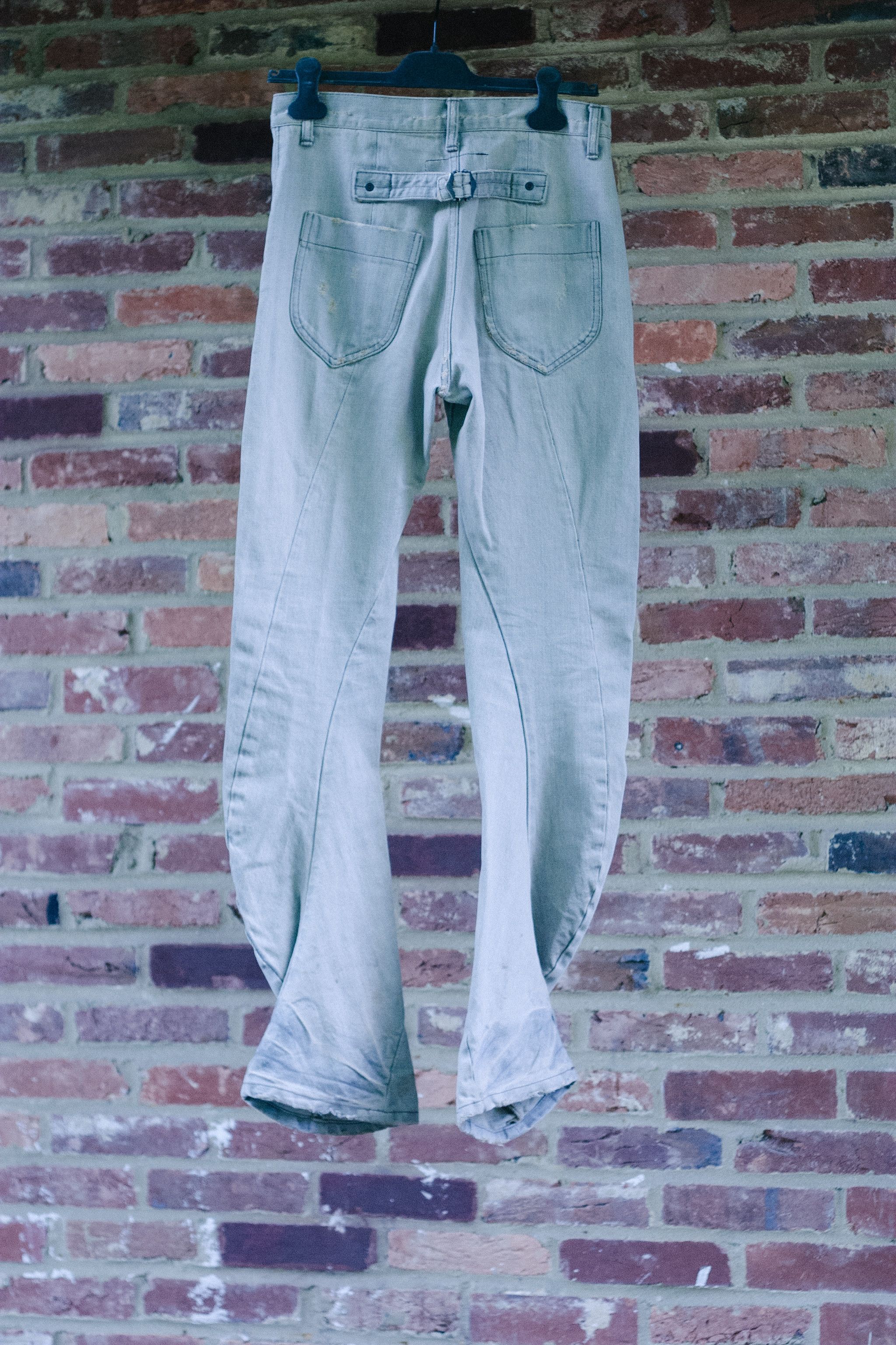 Julius AW06 Fixed Twisted Flare Jeans | Grailed