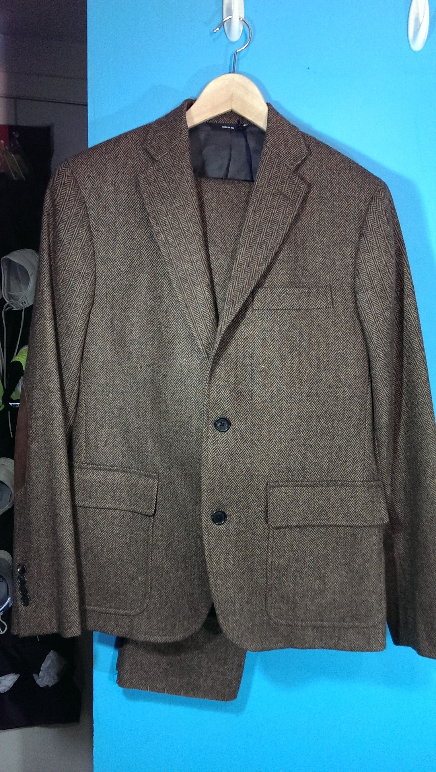 J. Press York Street Wool Herringbone Tweed Suit | Grailed