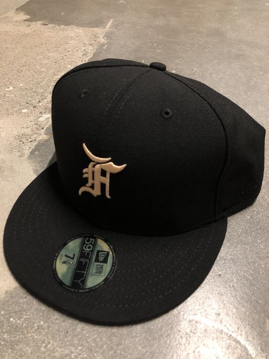 New Era *Rare* Fear of God Jay Z New Era hat Black/Cream | Grailed