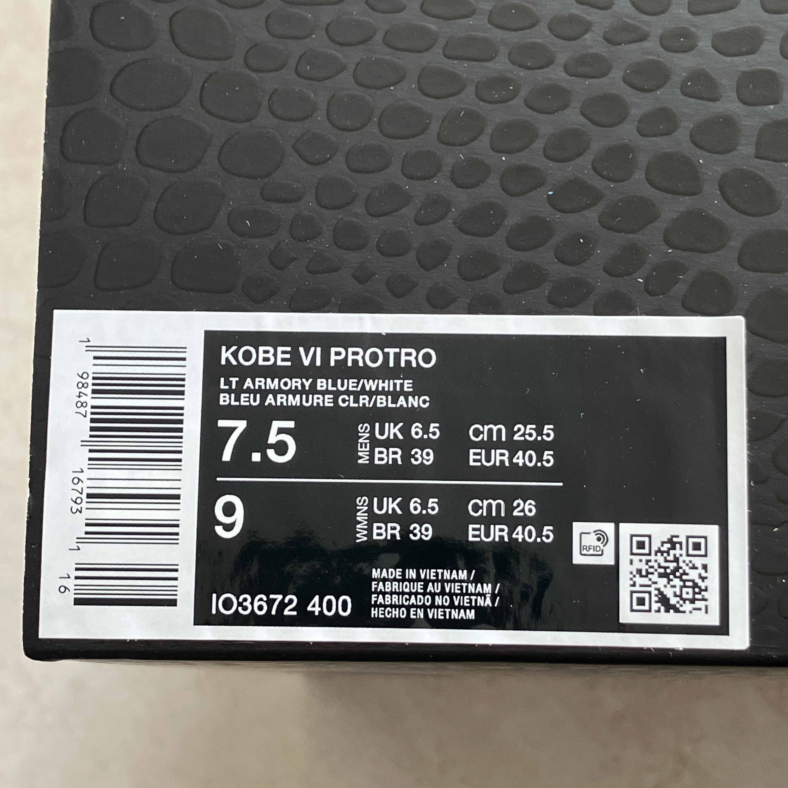 Nike Caitlin Clark x Nike Zoom Kobe 6 Protro Light Armory Blue | Grailed