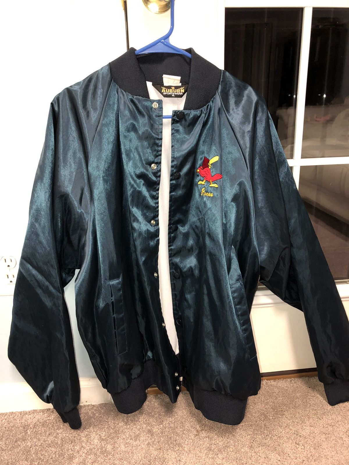 Bomber Jacket × Varsity Jacket × Vintage Vintage Base Ball Red birds ...