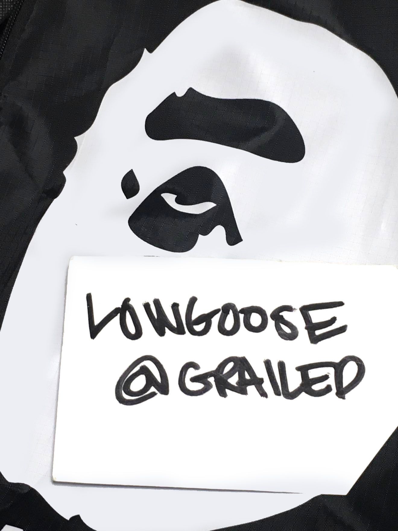 Bape DS! Backpack BAPE Ape Head Logo Black A Bathing Ape New | Grailed