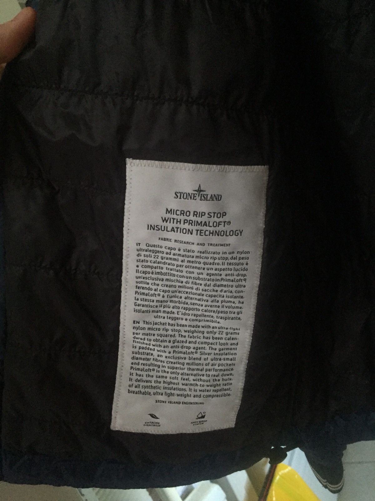 Stone Island Stone Island Micro Ripstop Primaloft Hooded Jacket | Grailed