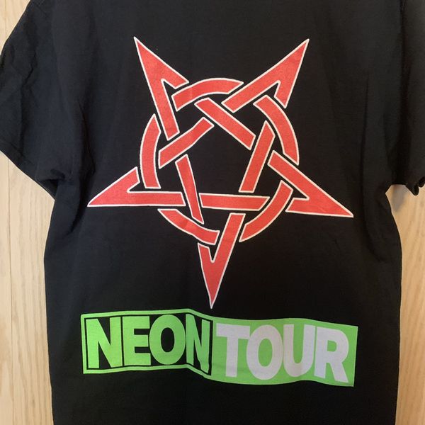 Playboi Carti Playboi Carti Neon Tour Merch Pentagram Tee | Grailed