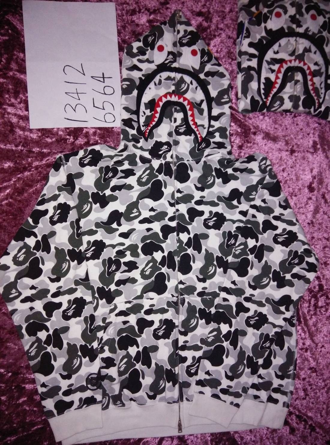 Bape Bape Kyoto city limited full camo shark hoodies，very rare | Grailed