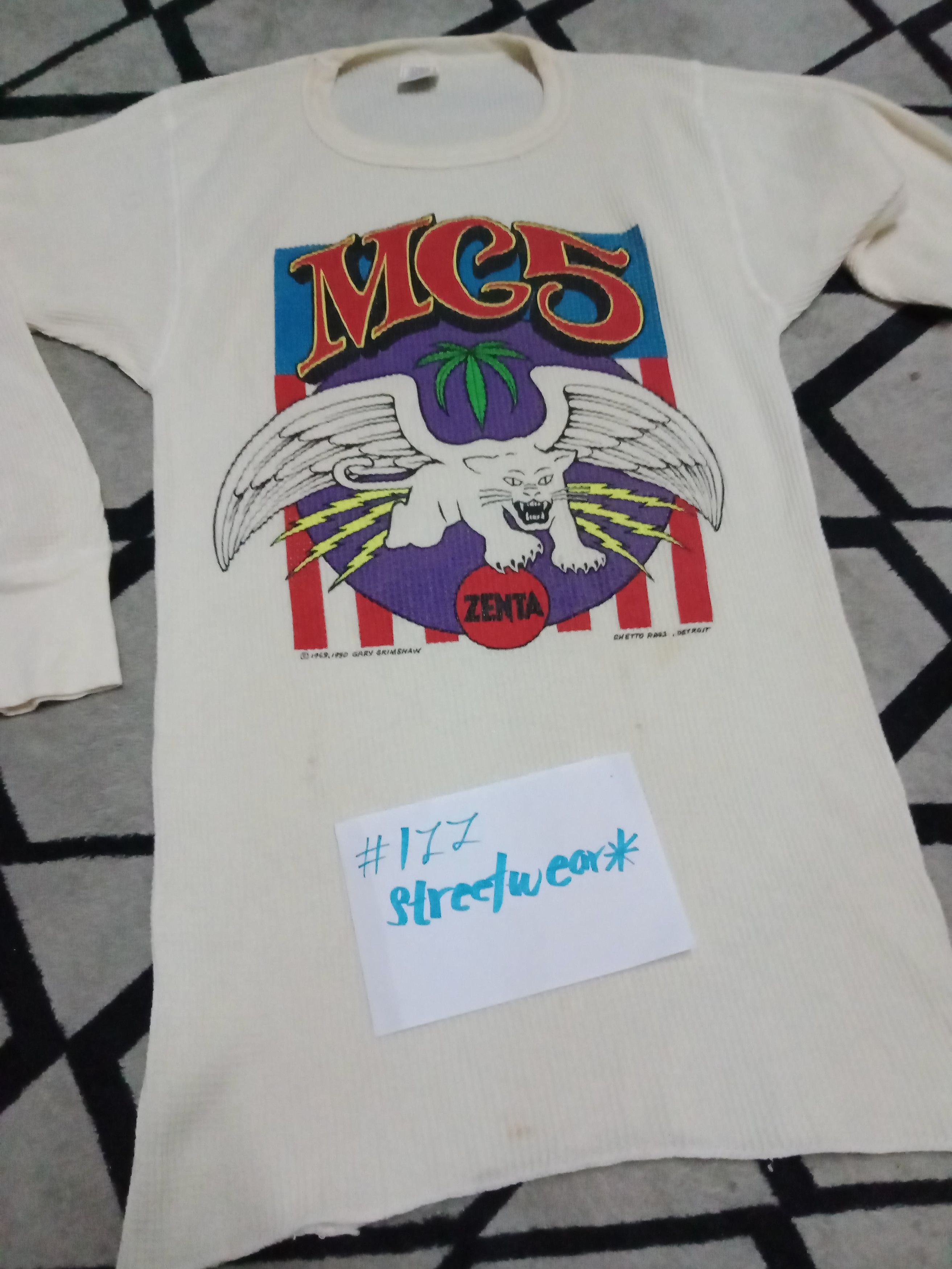 Vintage Rare design mc5 Band T-shirt 90s | Grailed