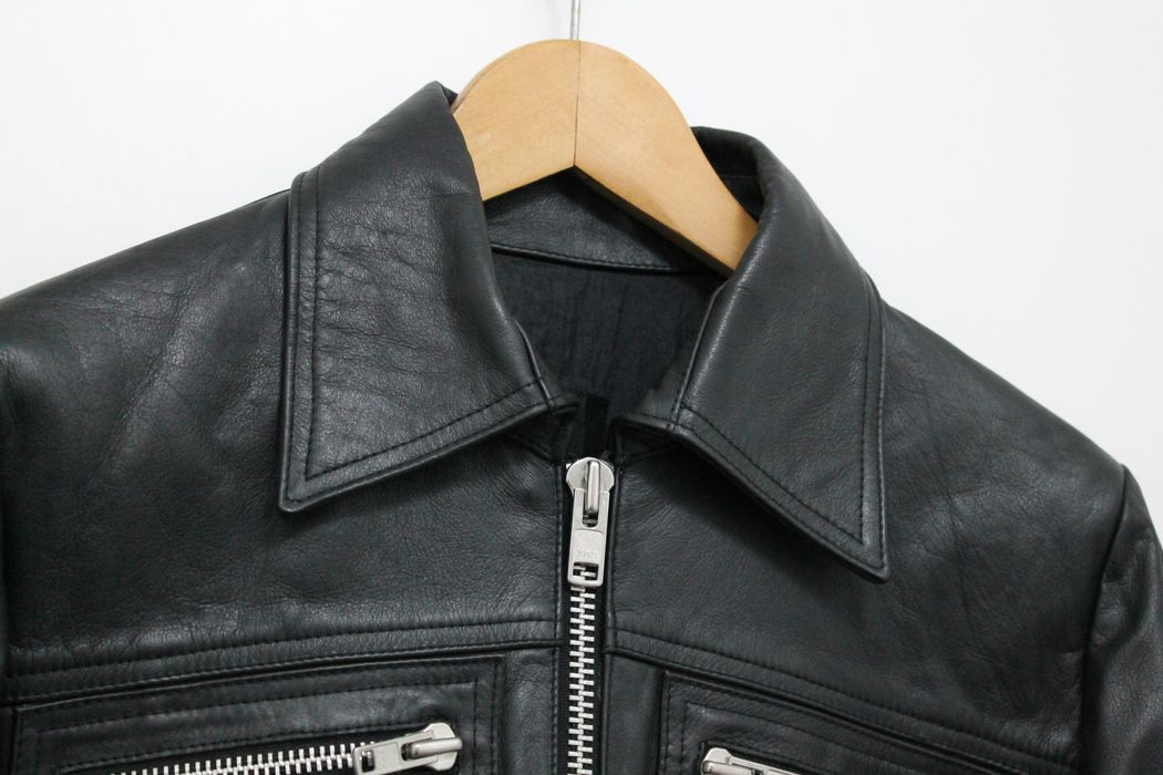 Leather Jacket Fuzzy Studded Quilted Leather Jacket MADE IN ITALY | Grailed