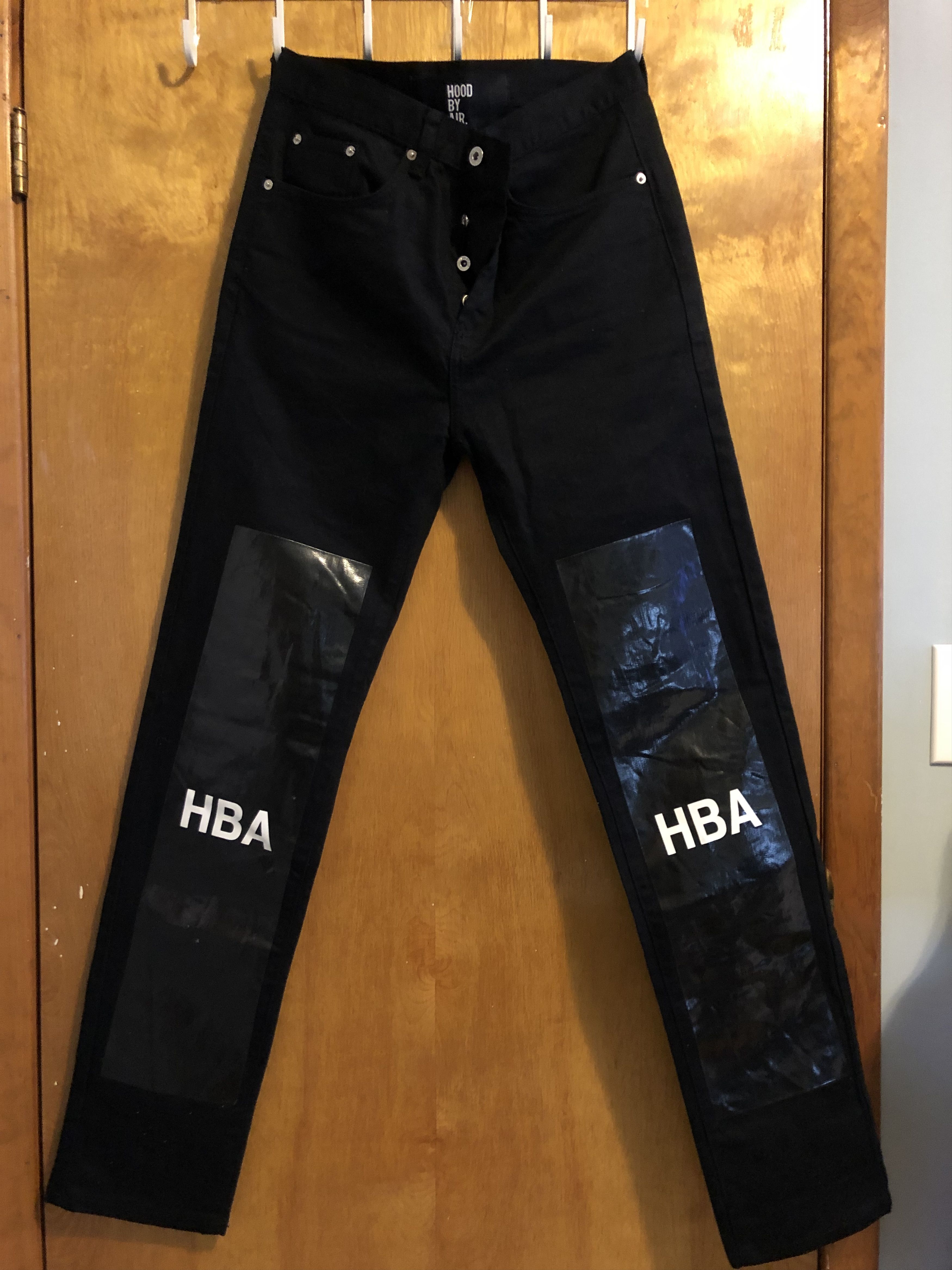 Hood By Air HBA Hood By Air Tarred Black Jeans | Grailed