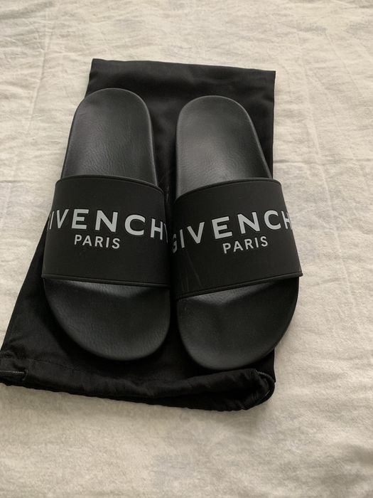 Givenchy Givenchy black sandals slips slides flip flops | Grailed