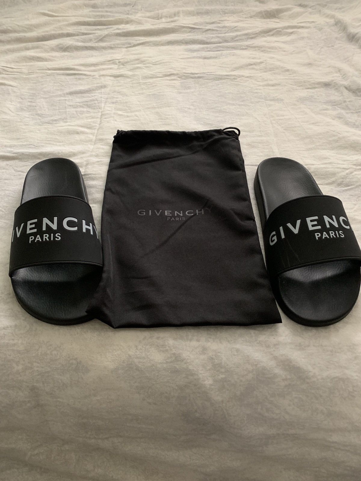 Givenchy Givenchy black sandals slips slides flip flops | Grailed