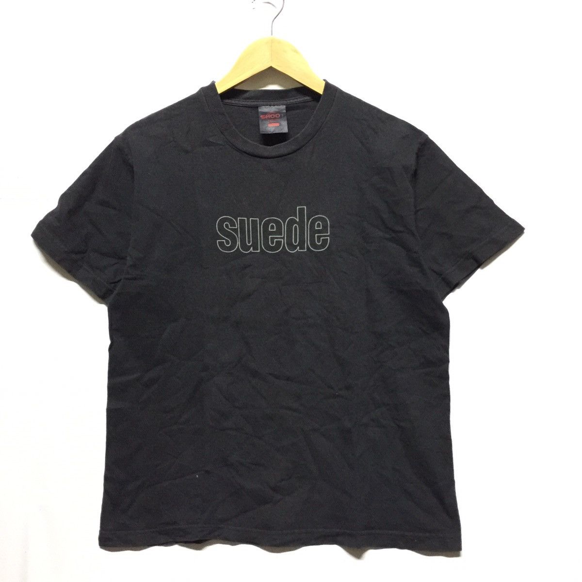 Band Tees × Vintage VINTAGE SUEDE BAND T SHIRT PROMO TOUR BRITPOP OASIS ...