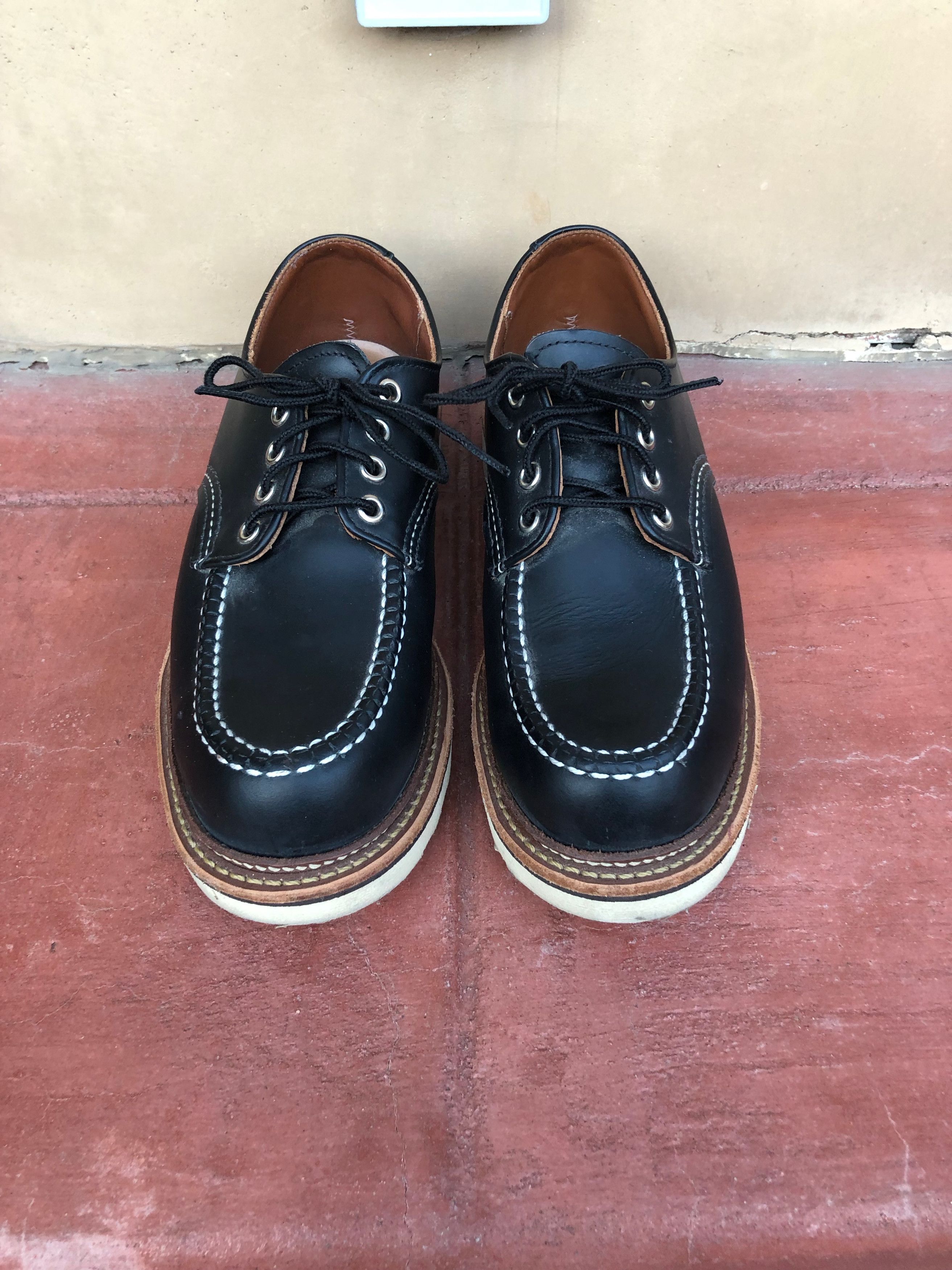 Red Wing Red Wing 8106 Moc Toe Oxford Black Chrome | Grailed