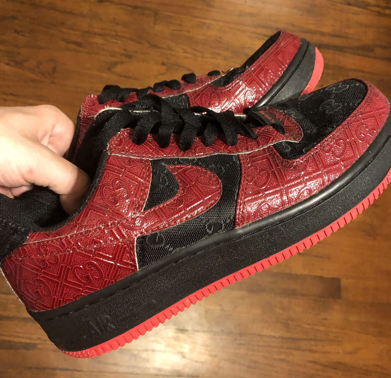Gucci × Nike Nike X Gucci Custom Made Air Force 1 | Grailed