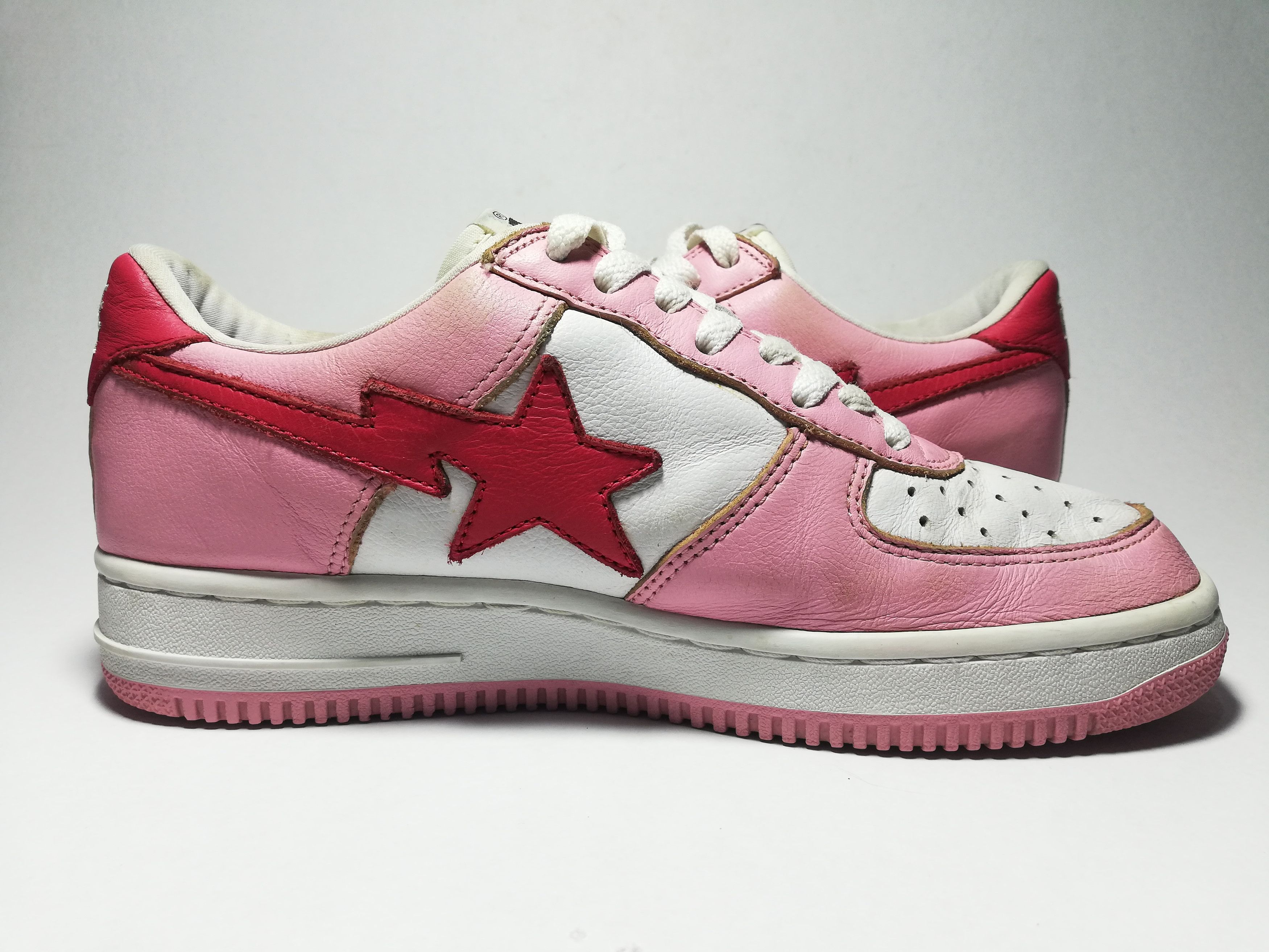 Bape (Rare) OG Pink Classic Bapesta | Grailed