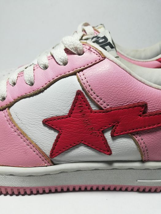 Bape (Rare) OG Pink Classic Bapesta | Grailed