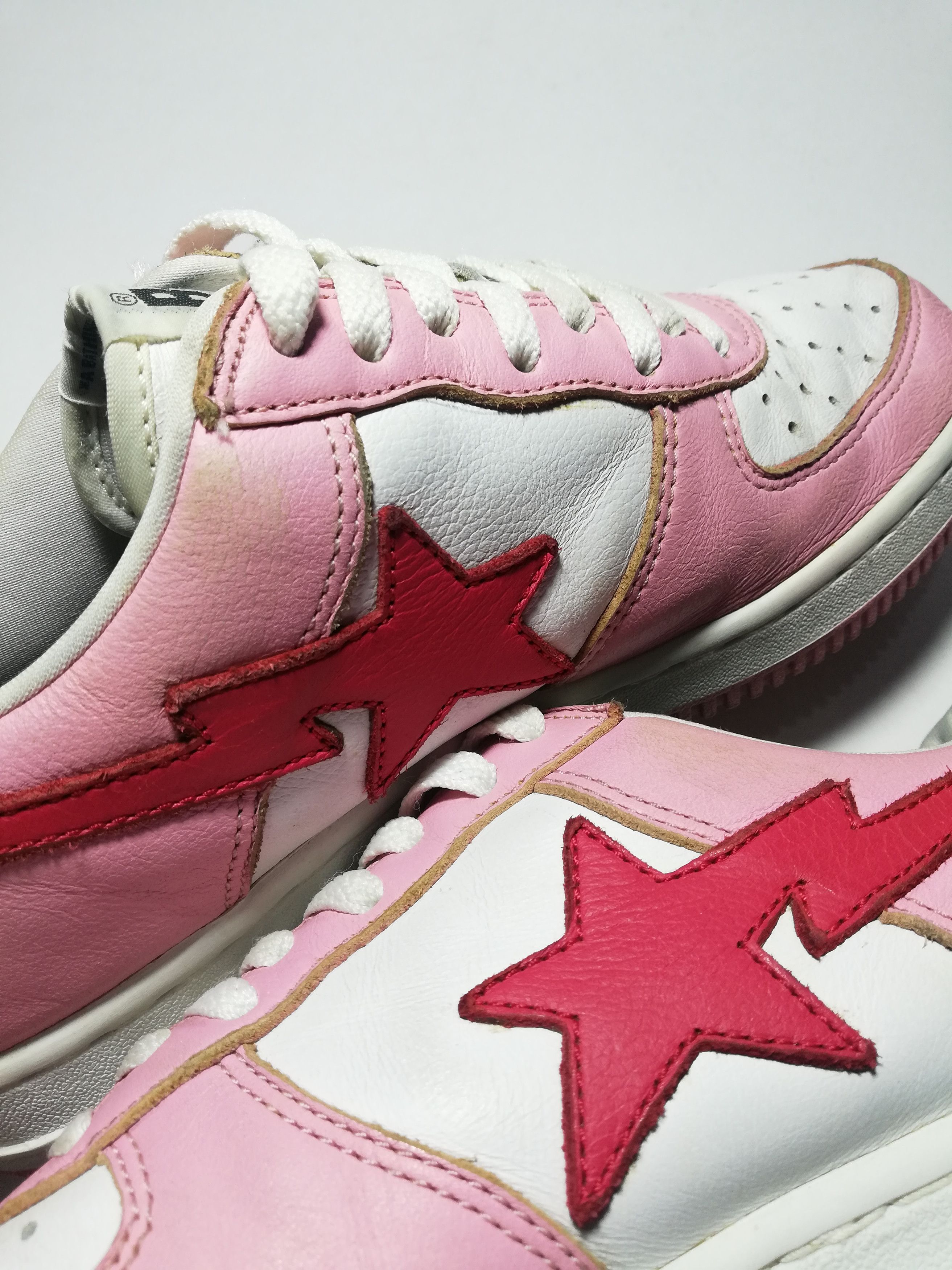 Bape (Rare) OG Pink Classic Bapesta | Grailed
