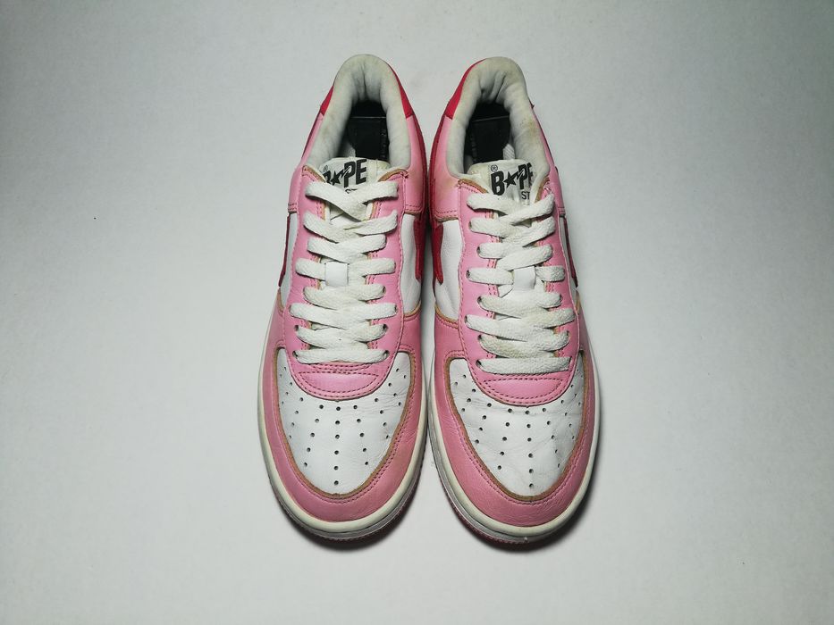 Bape (Rare) OG Pink Classic Bapesta | Grailed