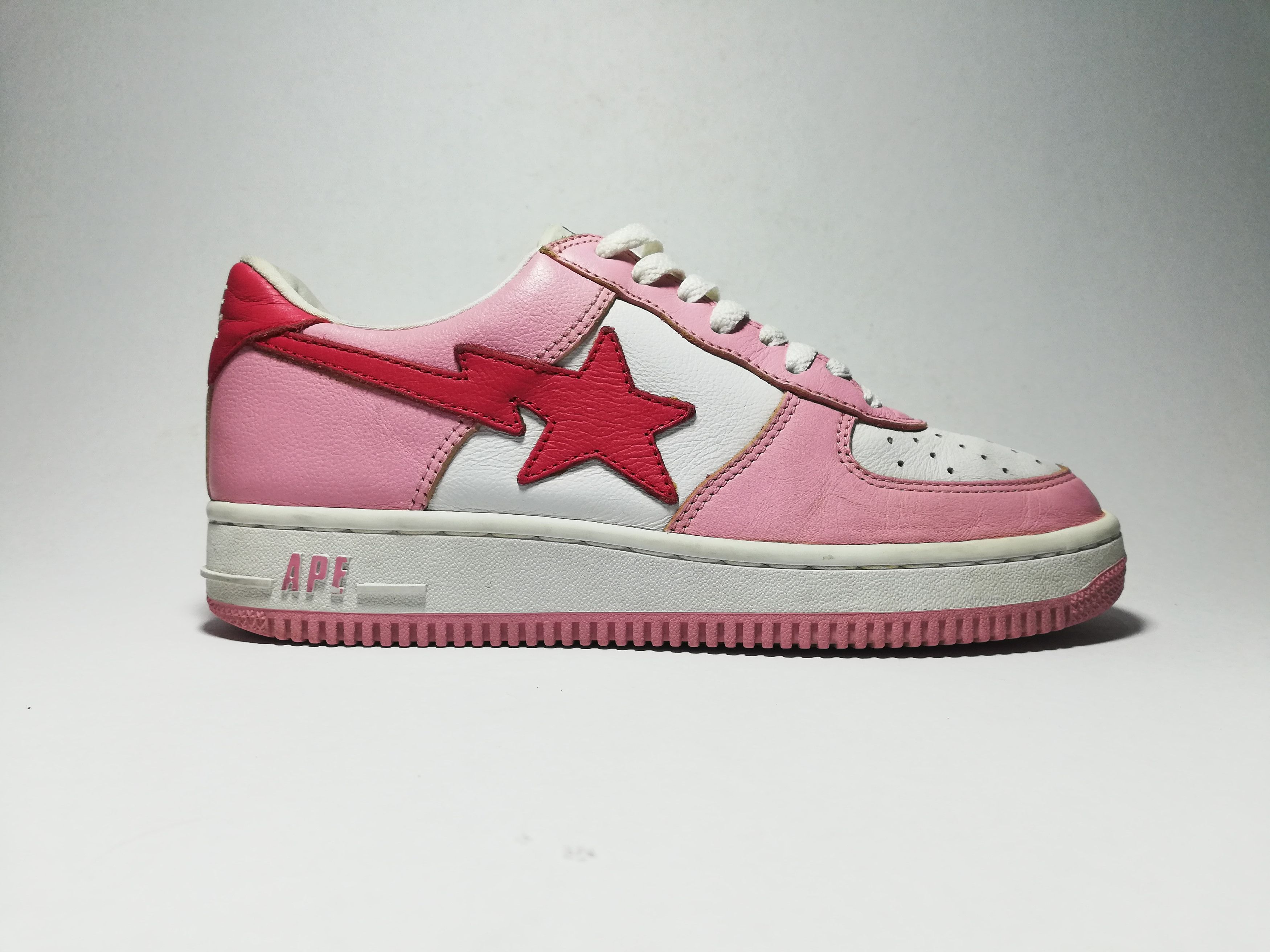 Bape (Rare) OG Pink Classic Bapesta | Grailed