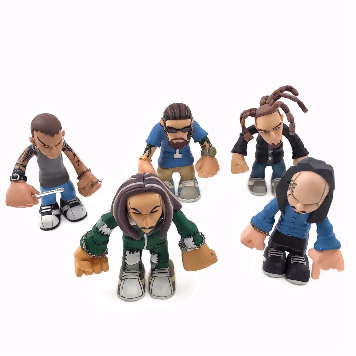 Vintage KoRn 2002 Gruntz Complete Set Vinyl Action Figures | Grailed