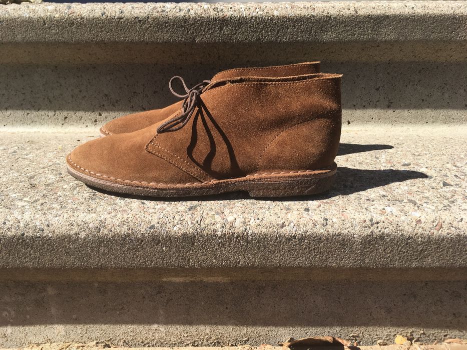 J.Crew MacAlister Brown / Stone Suede Desert Chukka Boots (Made in ...