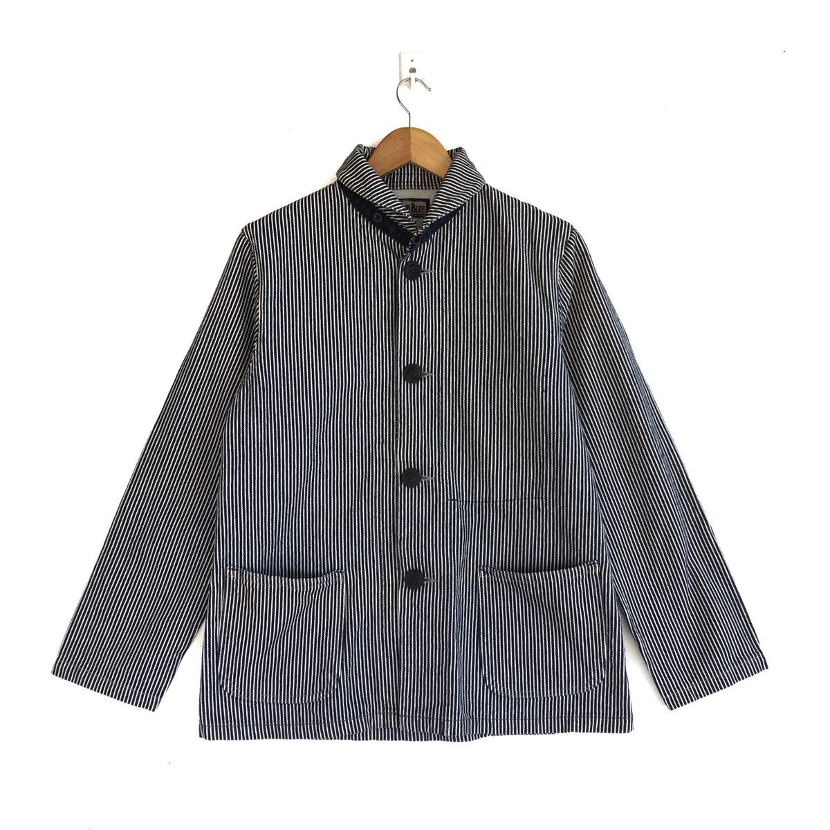 Blue Blue Japan Blue Blue Japan Stripe Chore Jacket | Grailed