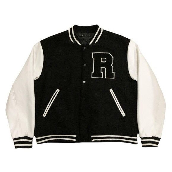 Revenge Revenge Varsity Jacket Black | Grailed