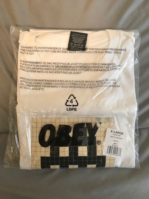 Obey Obey X Invader T-Shirt | Grailed
