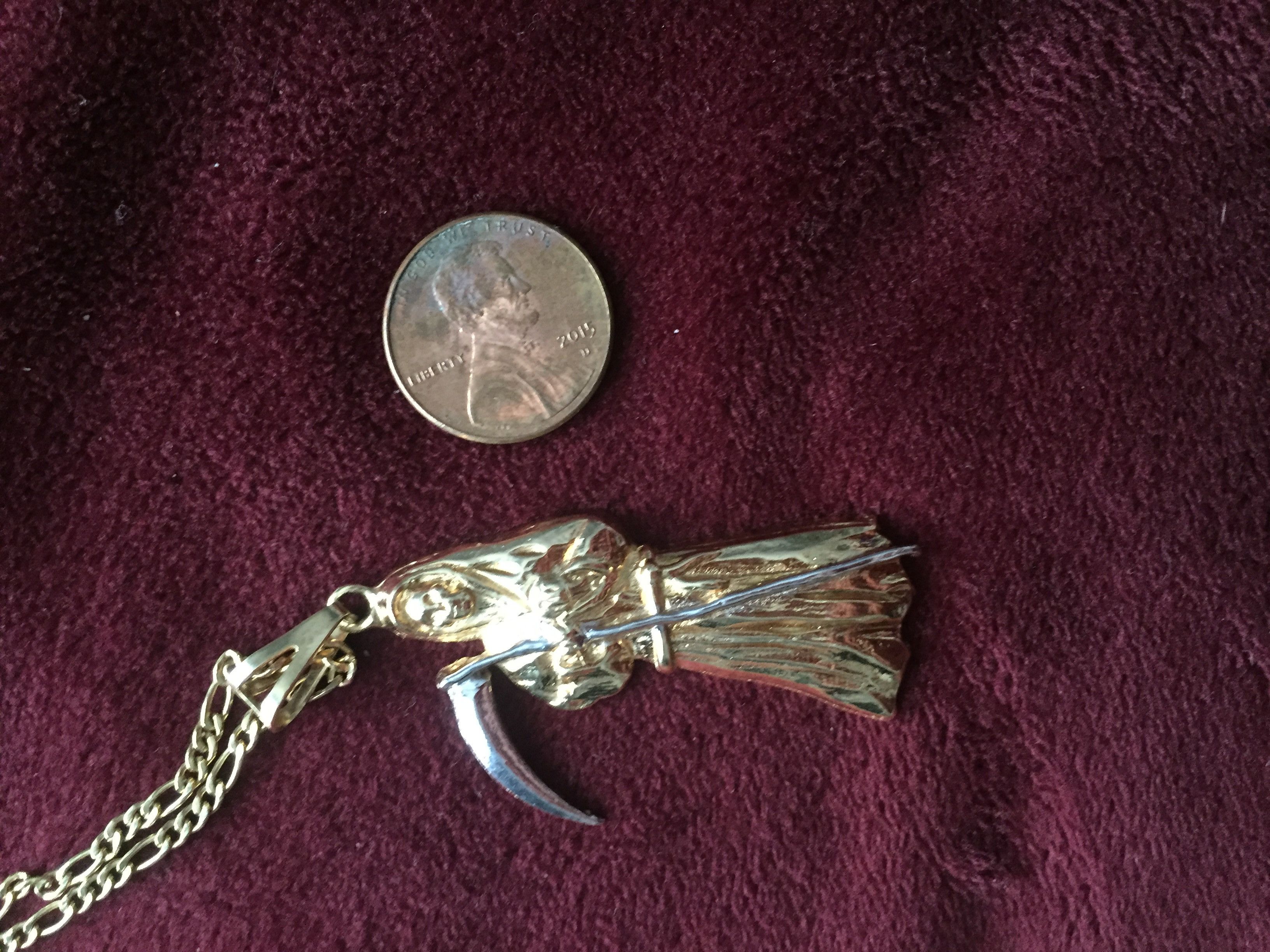 Custom grim reaper chain | Grailed