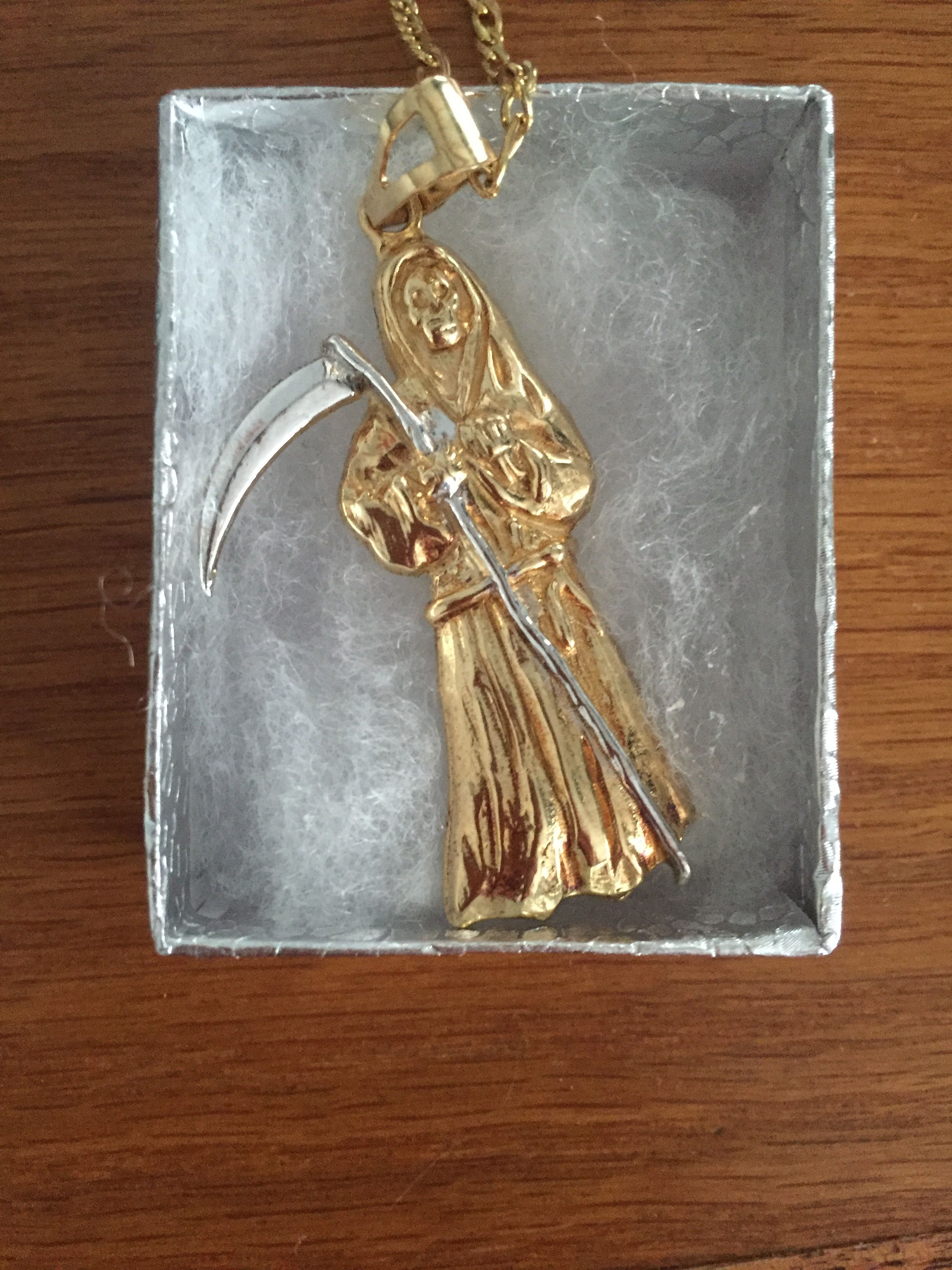 Custom grim reaper chain | Grailed