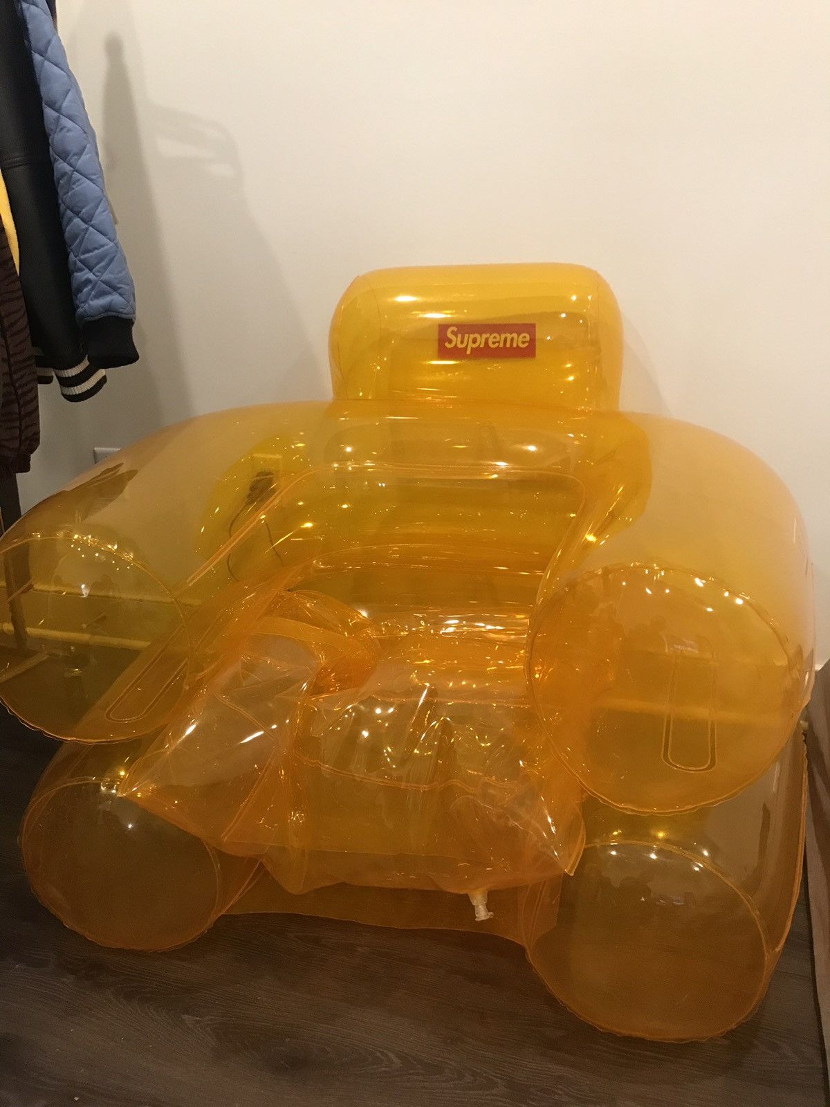 Supreme Supreme inflatable chair amber color orange | Grailed