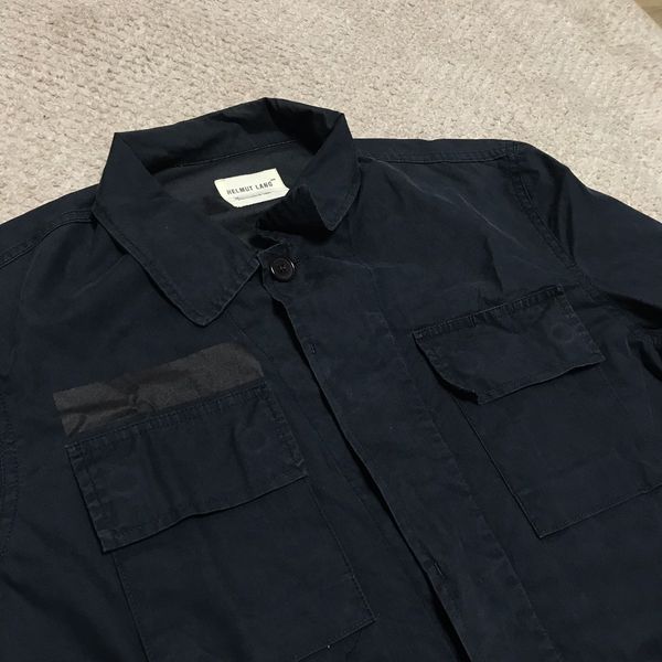 Helmut Lang Helmut lang 1996 Striped Staff Military BDU Jacket | Grailed