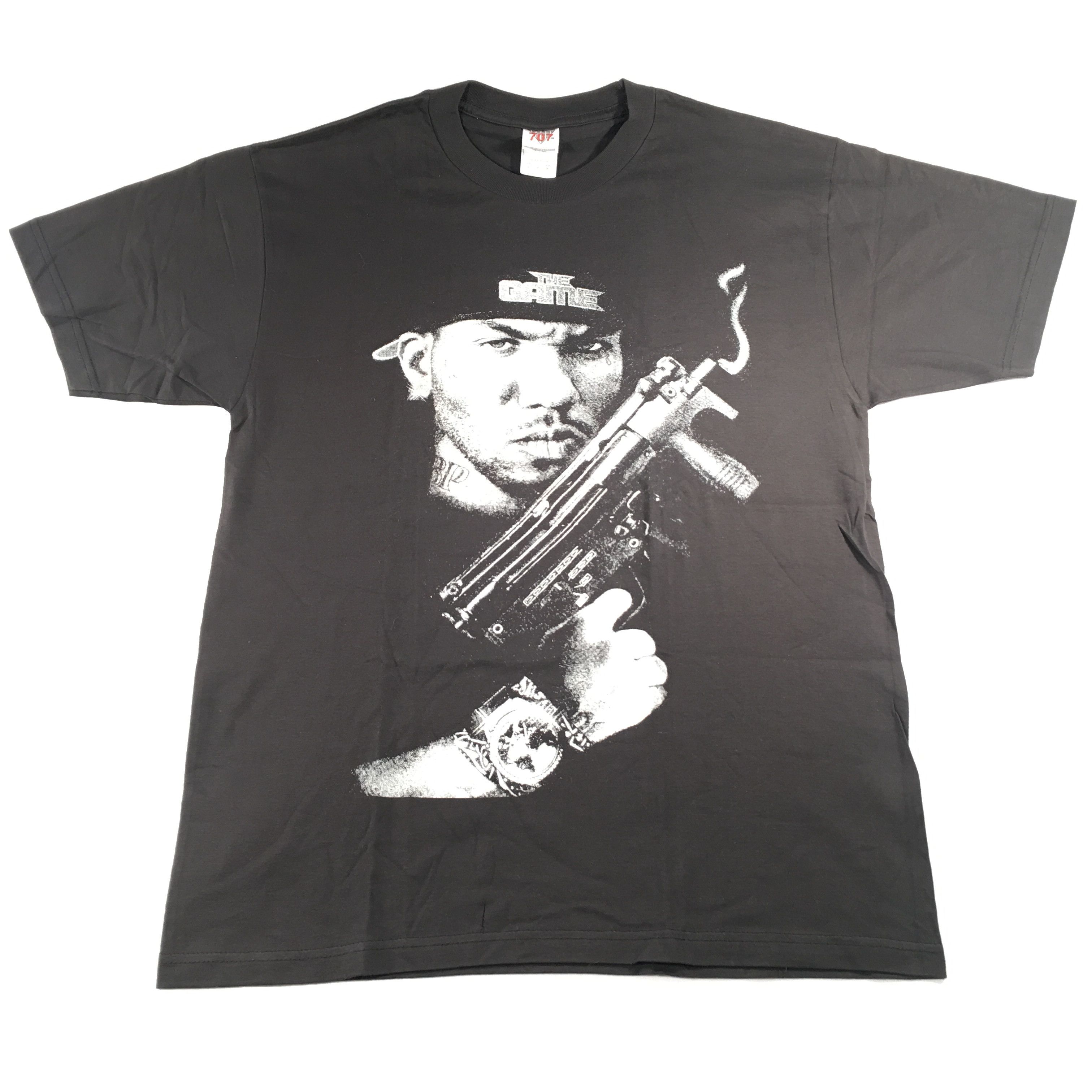 Band Tees × Other × Vintage VTG New The Game Rap Tee Sz Large Black ...