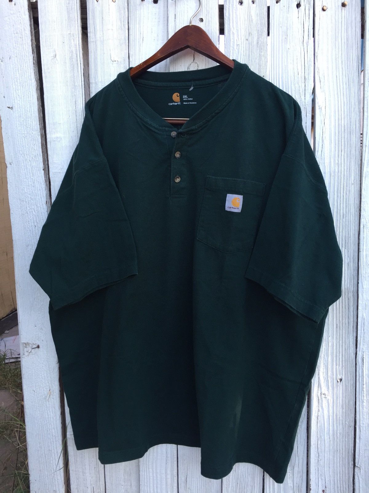 Carhartt Vintage Carhartt Promo Basic Pocket T Shirt Green | Grailed