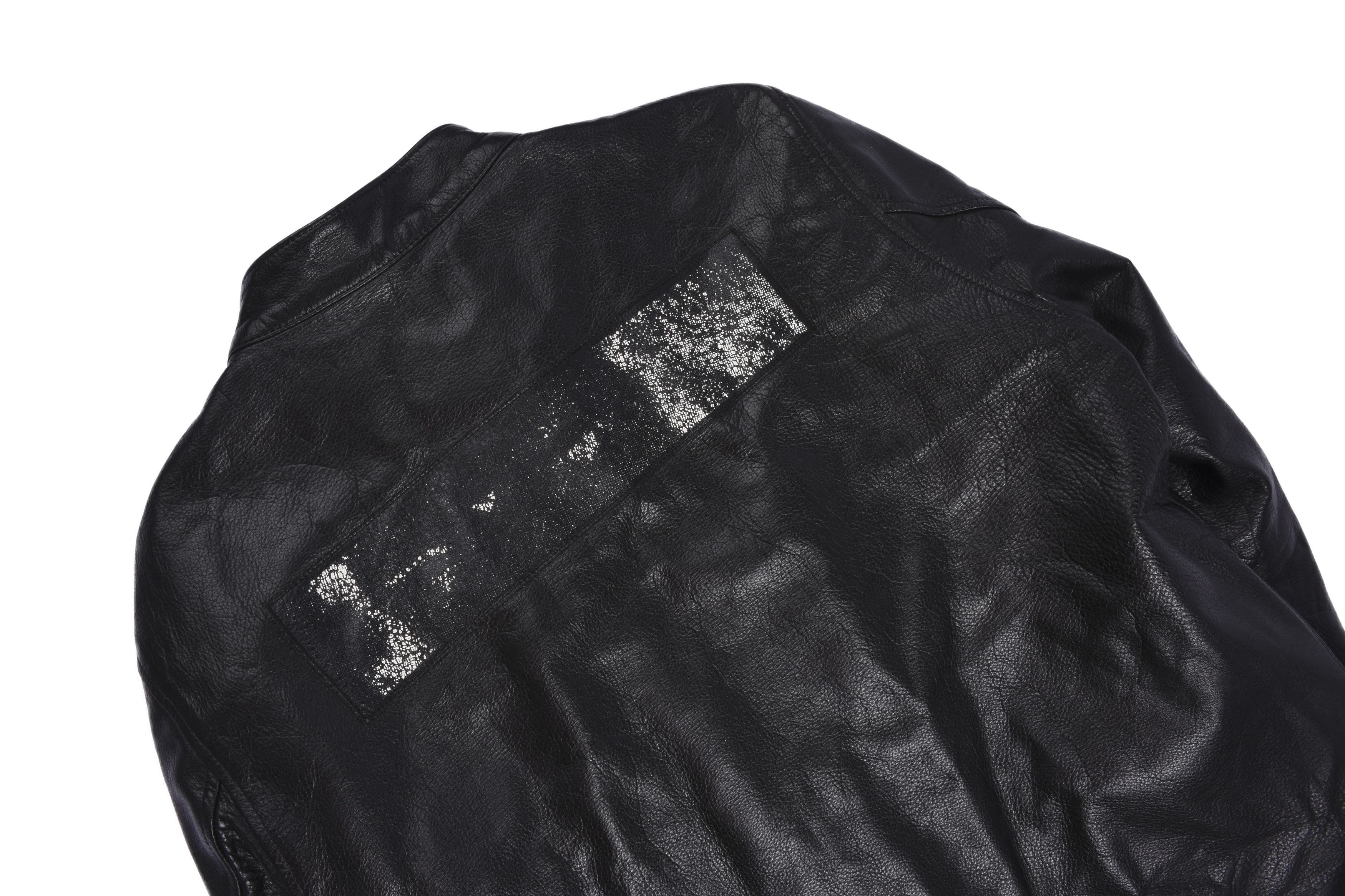 Undercover SS06 Zamiang Leather Patched Jacket | Grailed