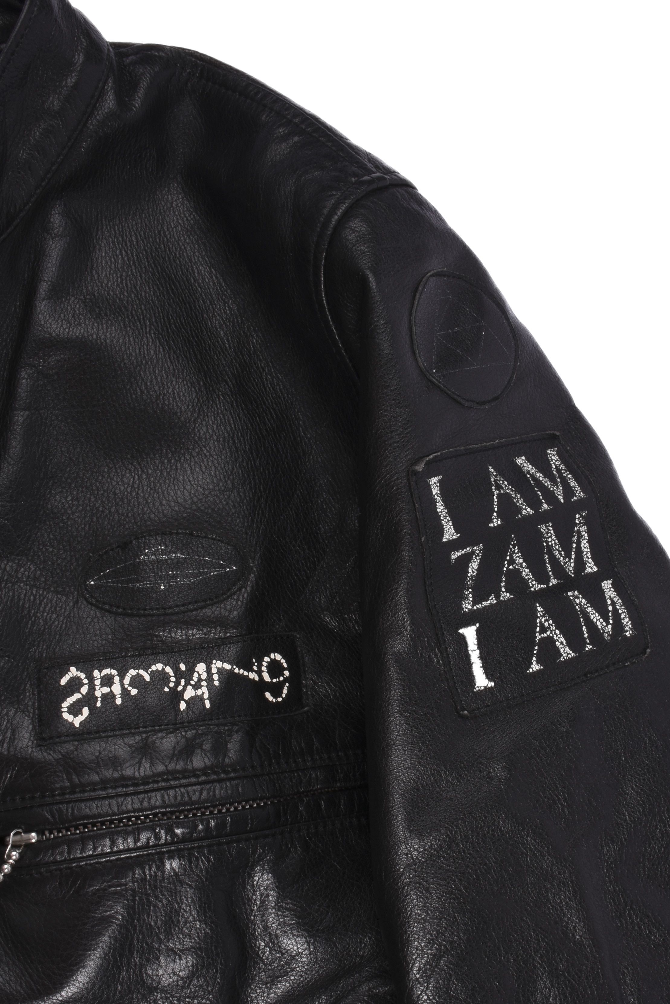 Undercover SS06 Zamiang Leather Patched Jacket | Grailed